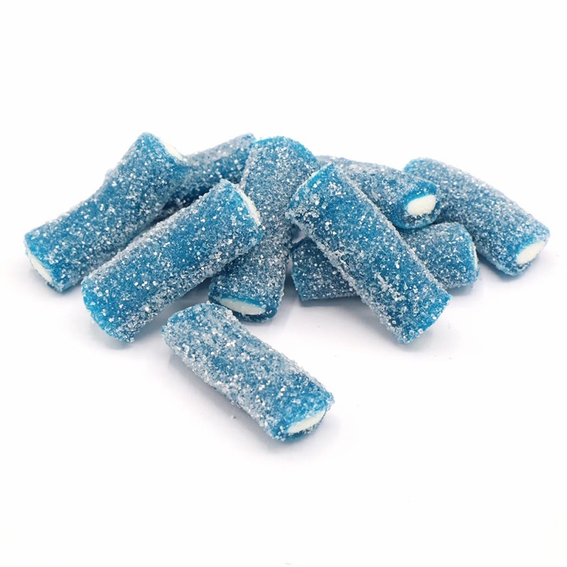 Blue Raspberry Fizzy Bites Tubes Pick & Mix Sweets Kingsway 100g
