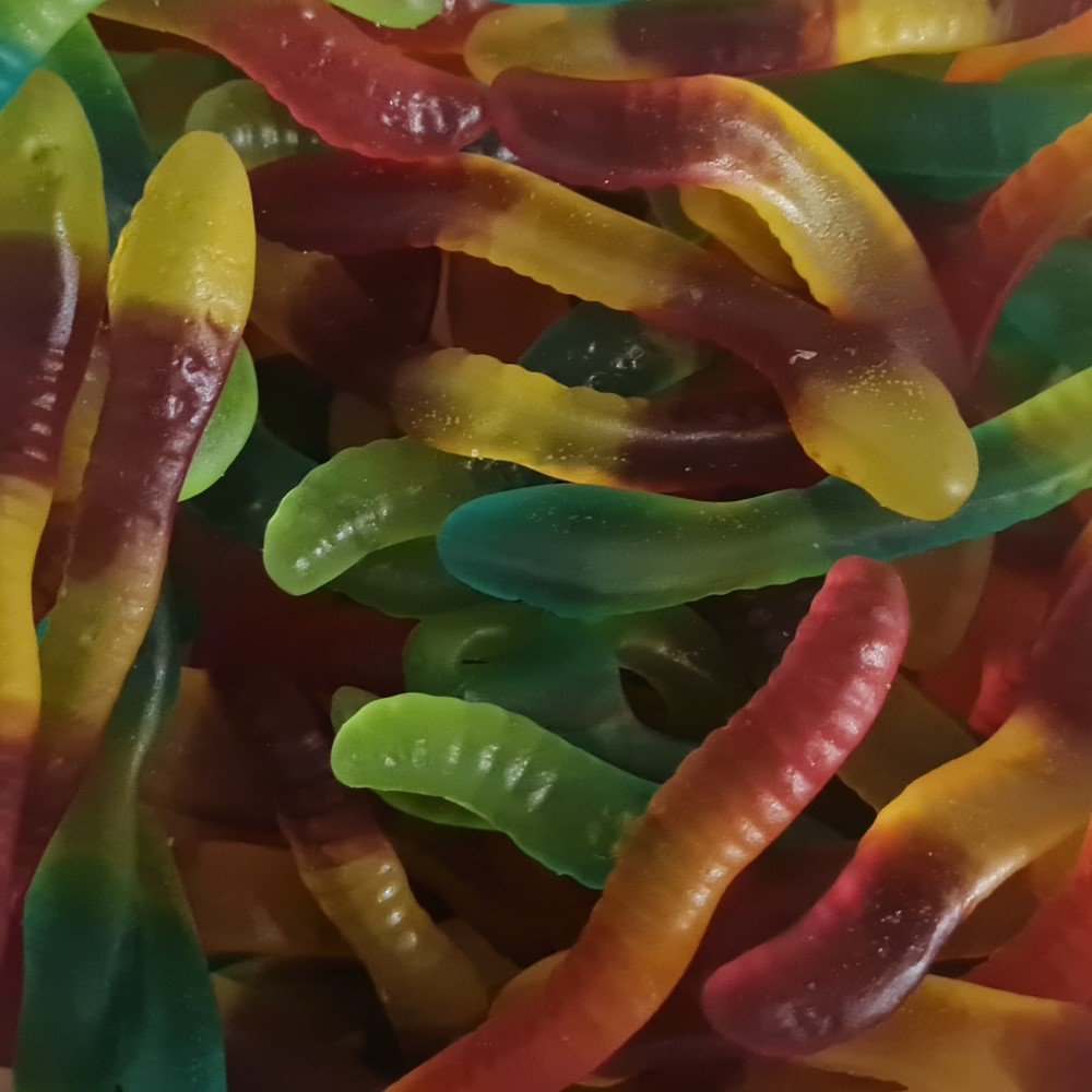 Green & Red Fizzy Candy Canes Christmas Pick & Mix Sweets Kingsway 100g